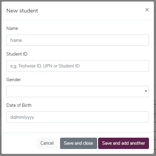 Managing student records - GL Support