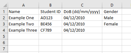 Managing student records - GL Support